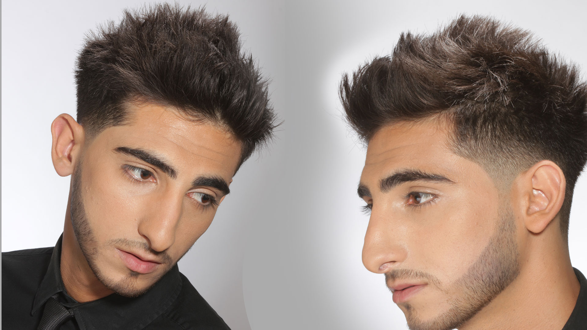Faux Hawk / Mohawk Texturized, Faded, and Tapered with Beard | Dave ...